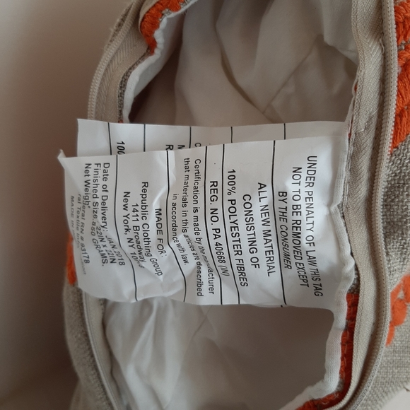 Magaschoni | Accents | Magaschoni 22 Embroidered Linen Decorative ...